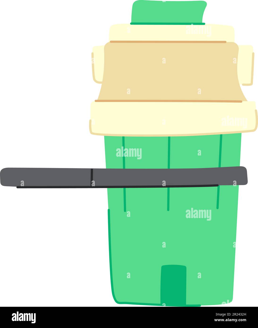 treatment water filter cartoon vector illustration Stock Vector Image ...