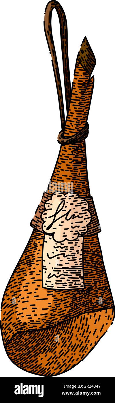 ham meat pork sketch hand drawn vector Stock Vector Image & Art - Alamy