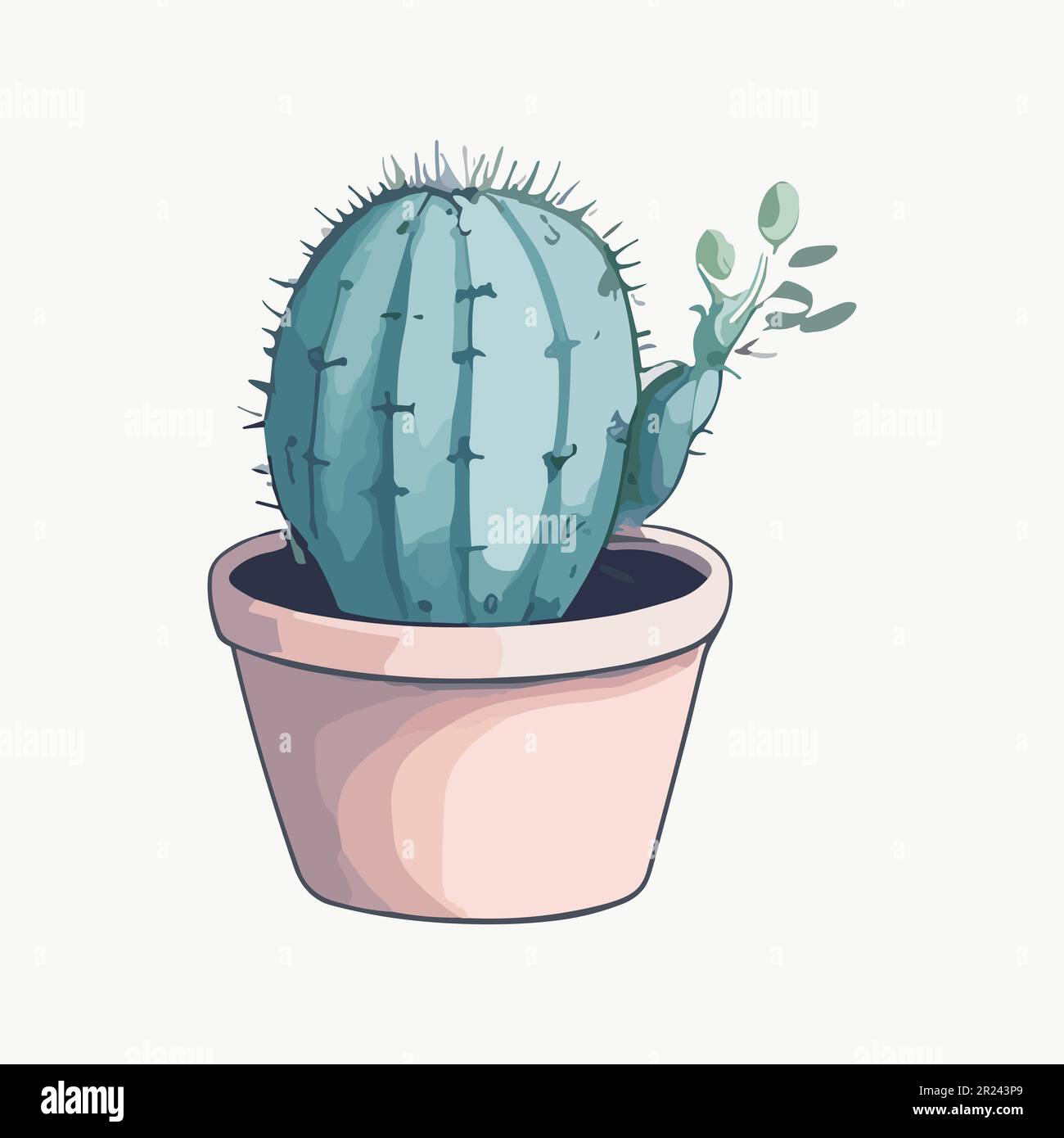 Cactus In Pot Vector