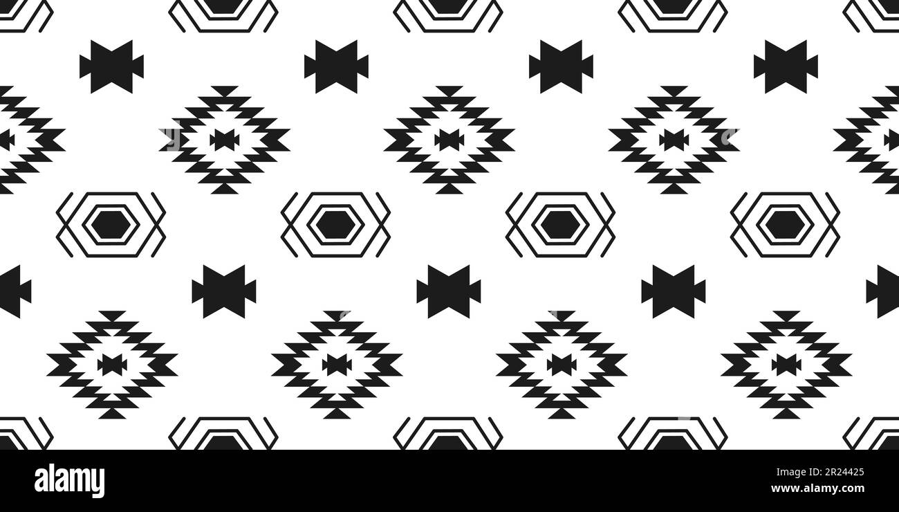 Southwestern Aztec Seamless Pattern. Navajo Print Stock Vector Image ...
