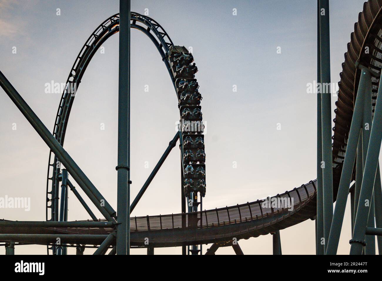 Launch party for Toutatis Festival area and rollercoaster at Parc ...