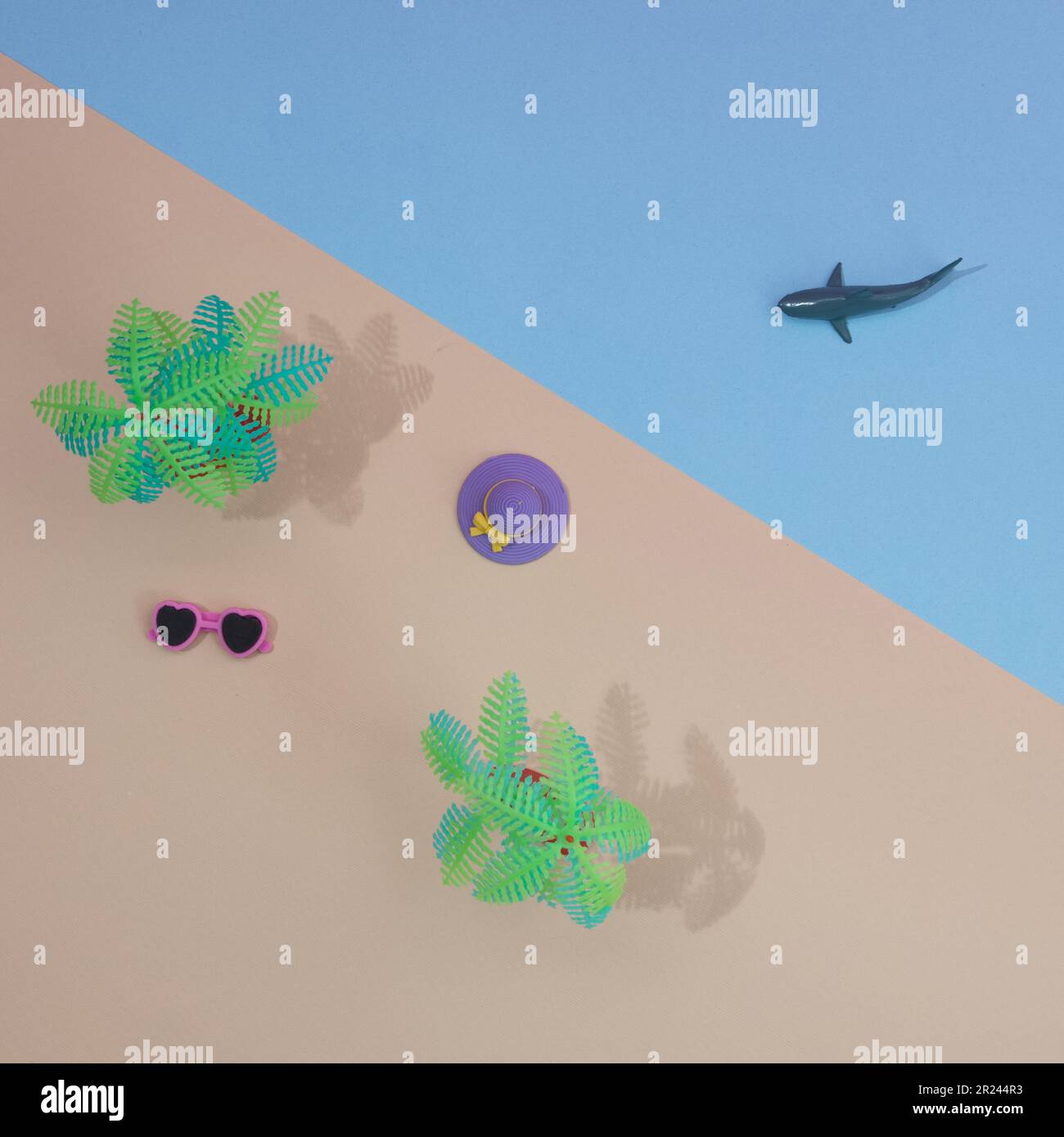 Cartoon shark in hat hi-res stock photography and images - Alamy