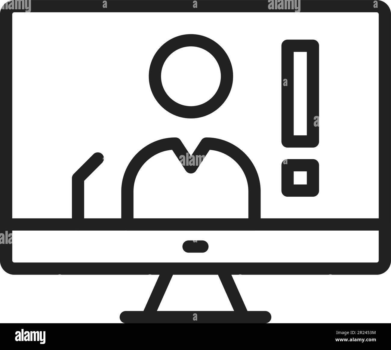 Breaking News icon vector image Stock Vector Image & Art - Alamy