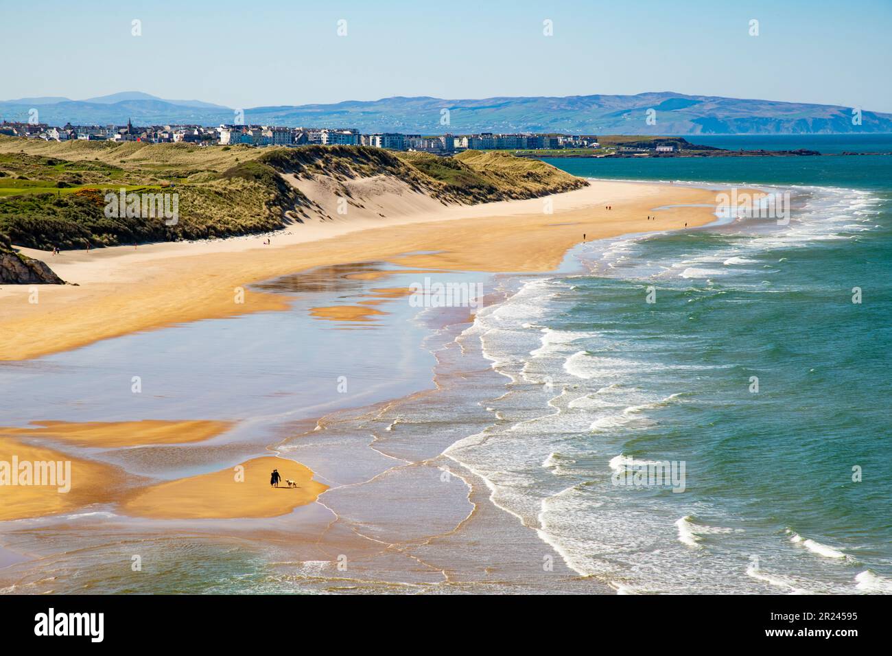 Whiterocks beach, Portrush, County Antrim, Northern Ireland Stock Photo ...