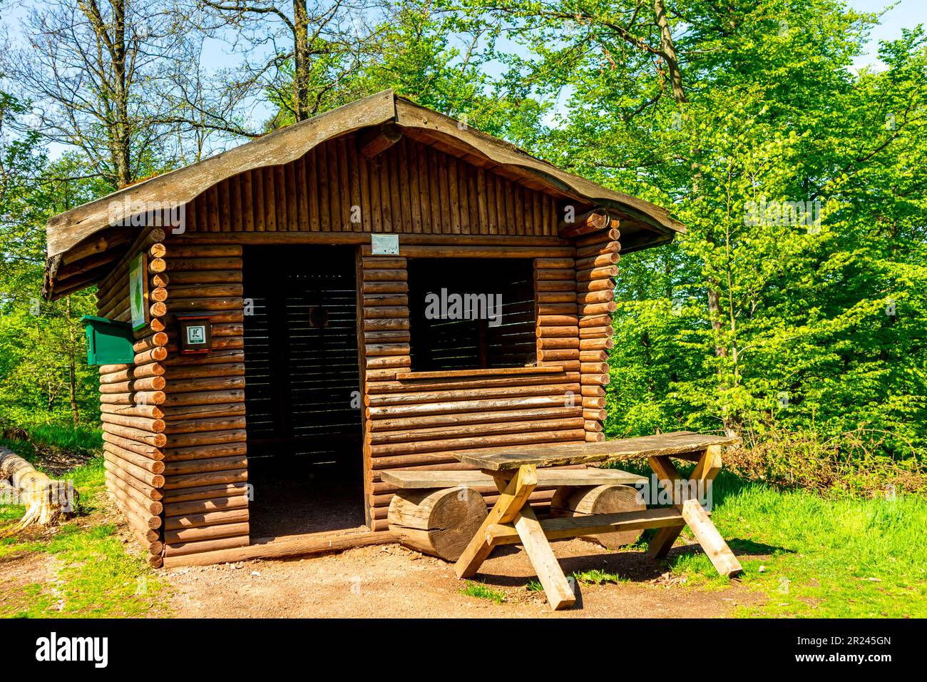 First steps along the Rennsteig between Hörschel and Blankenstein in ...