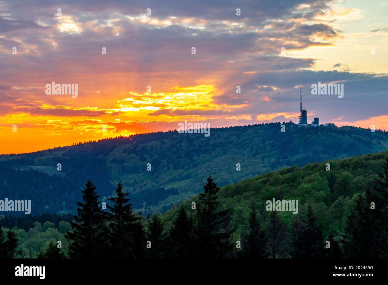 First steps along the Rennsteig between Hörschel and Blankenstein in ...