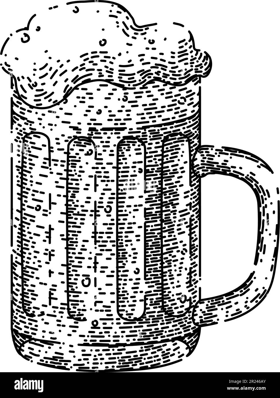 beer lager cup sketch hand drawn vector Stock Vector Image & Art - Alamy