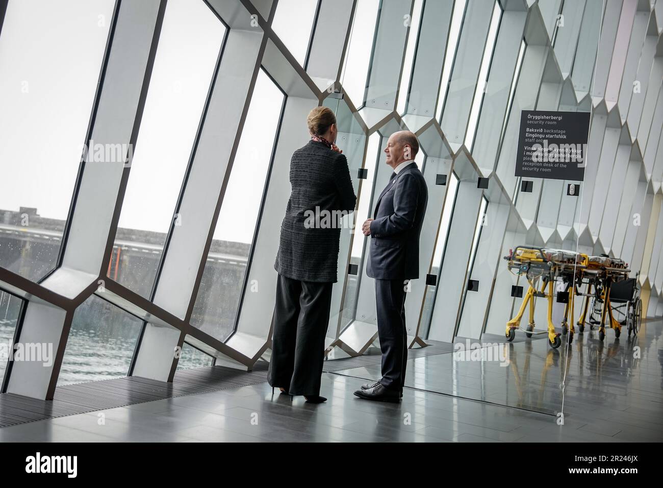 Reykjavik, Iceland. 17th May, 2023. German Chancellor Olaf Scholz (SPD ...