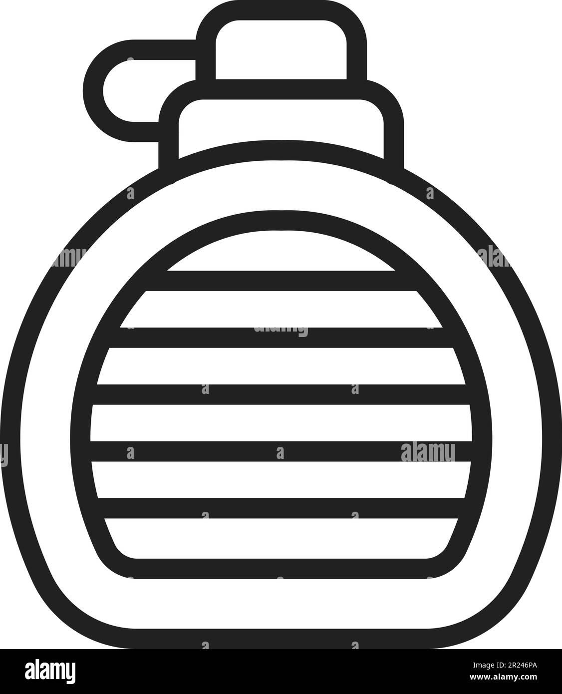Canteen line icon outline Cut Out Stock Images & Pictures - Alamy