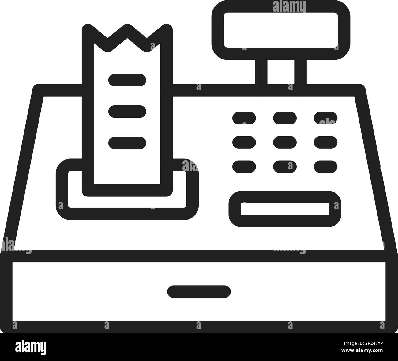 Cashier Machine icon vector image Stock Vector Image & Art - Alamy