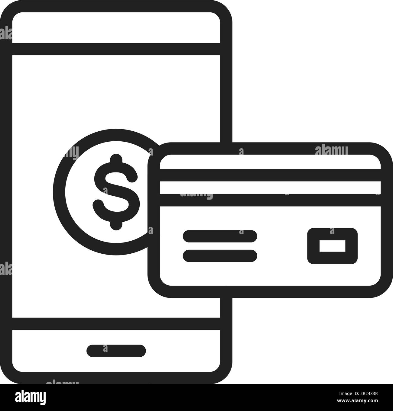 Cashless Payment icon vector image Stock Vector Image & Art - Alamy
