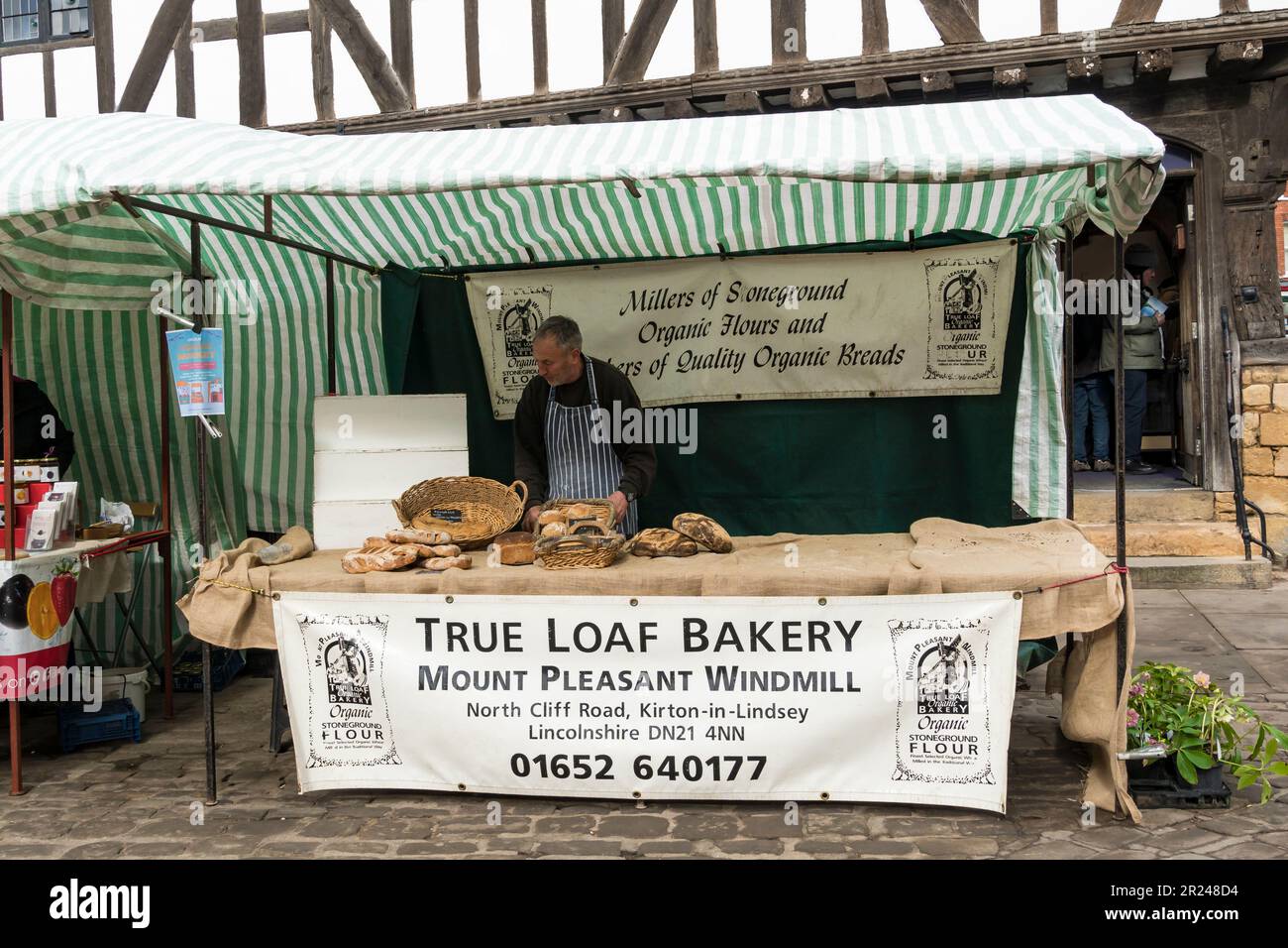 True Loaf Bakery stand at Lincoln Vegan Market Castle Hill Lincoln city ...