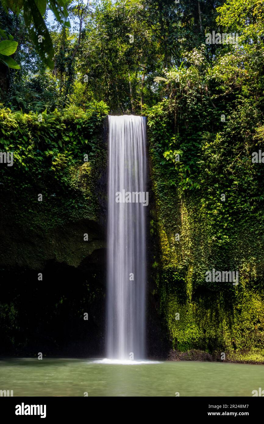tibumana jungle waterfall Stock Photo - Alamy