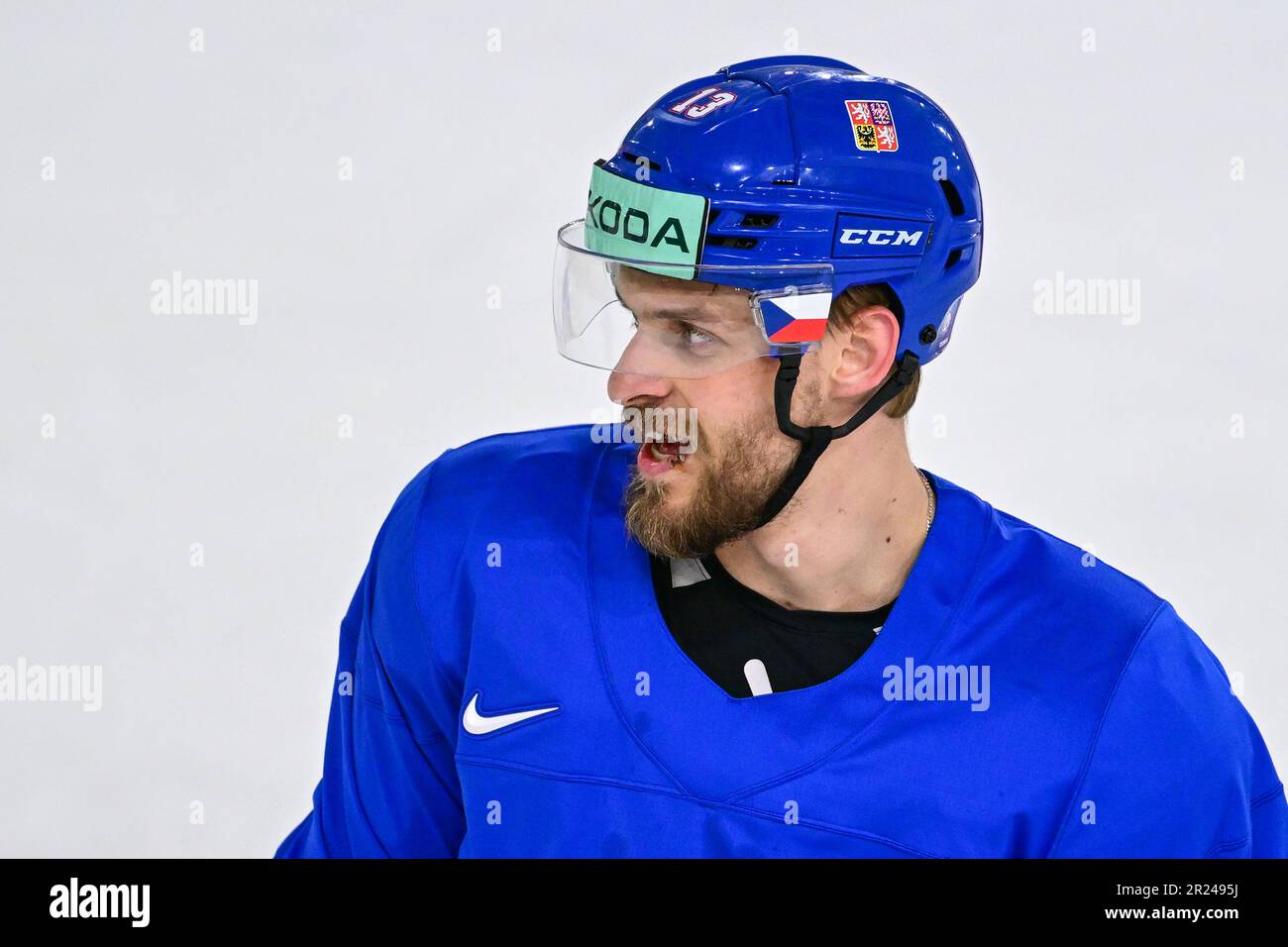 Daugava Arena, Riga. 17th May, 2023. Jiri Smejkal attends the training ...
