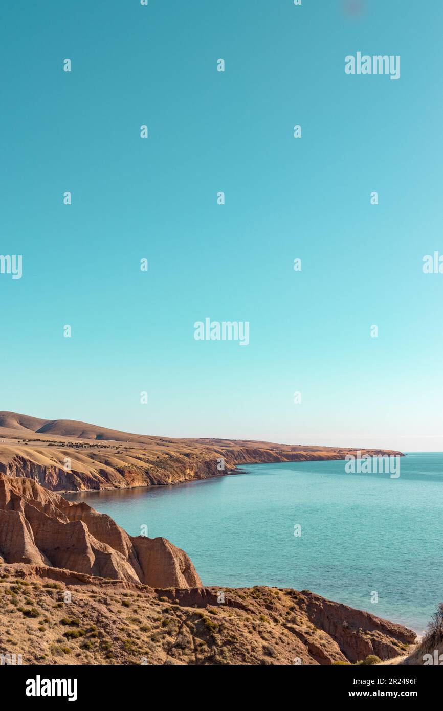 coast line south australia desert Stock Photo - Alamy