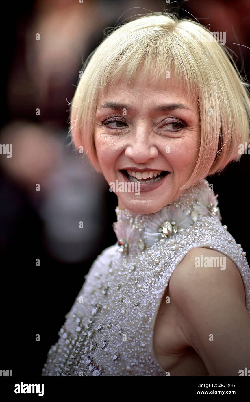 Cannes, France. 16th May, 2023. CANNES, FRANCE - MAY 16:Maria de ...