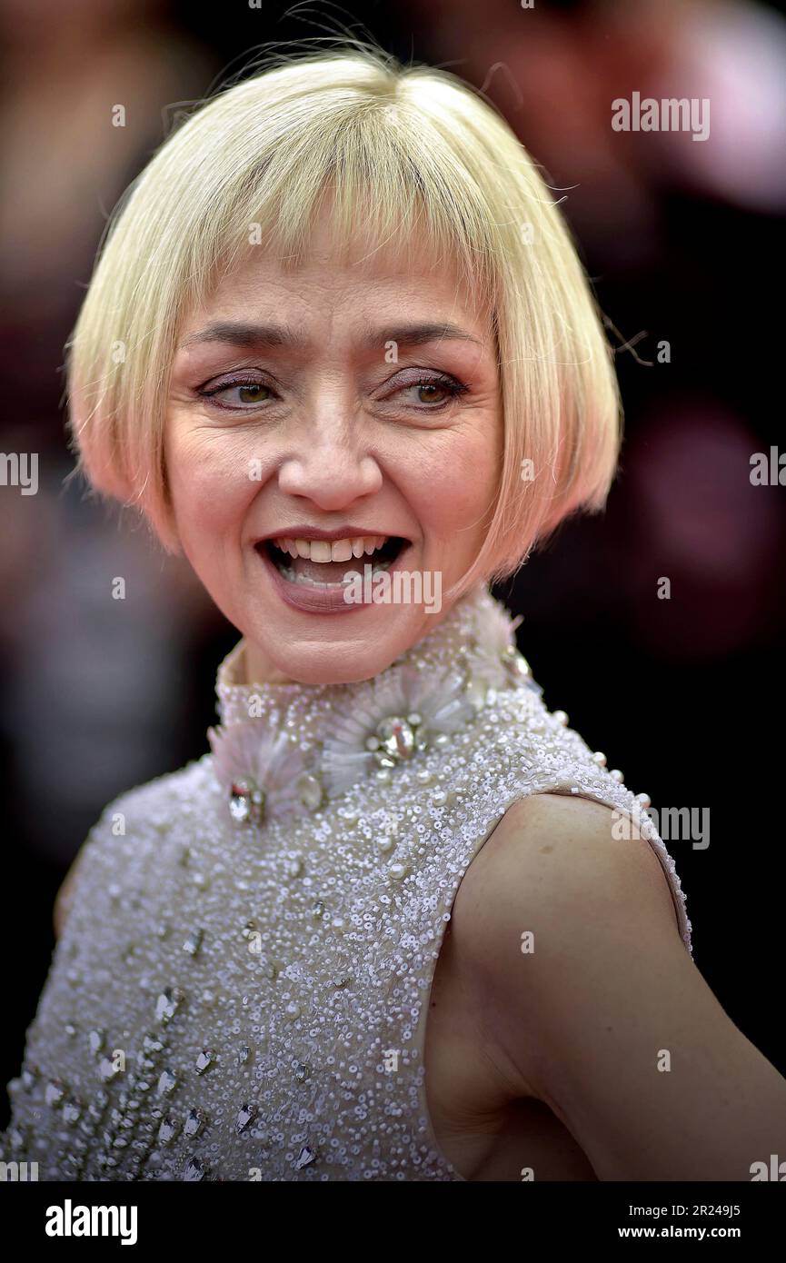 Cannes, France. 16th May, 2023. CANNES, FRANCE - MAY 16:Maria de ...