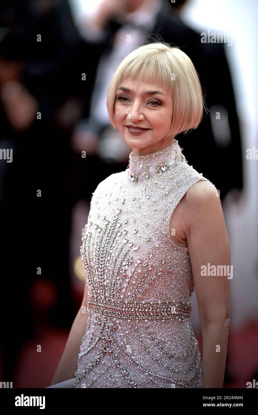 Cannes, France. 16th May, 2023. CANNES, FRANCE - MAY 16:Maria de ...