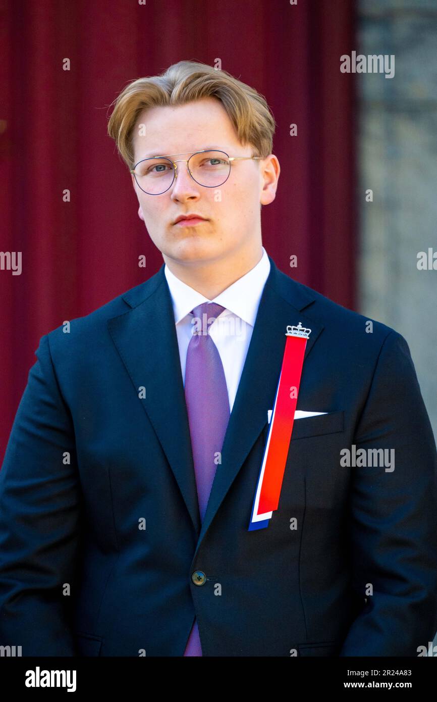 Prince Sverre Magnus during the celebrations of the National Day at the ...