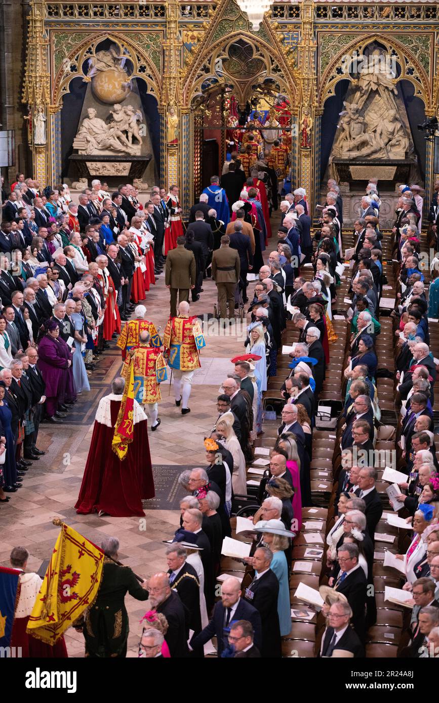 The Coronation of The King and Queen Consort inside Westminster Abbey ...