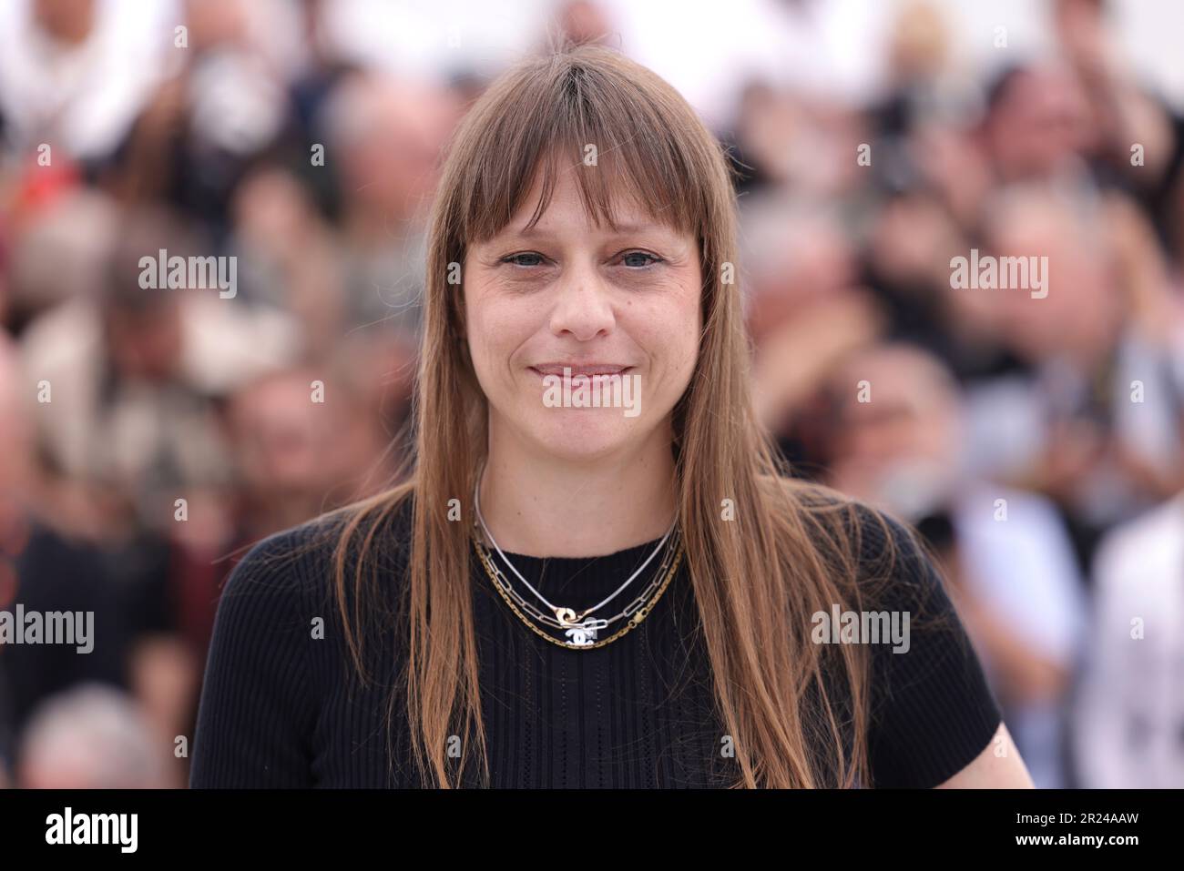 Jury member Alice Winocour poses for photographers at the photo call ...
