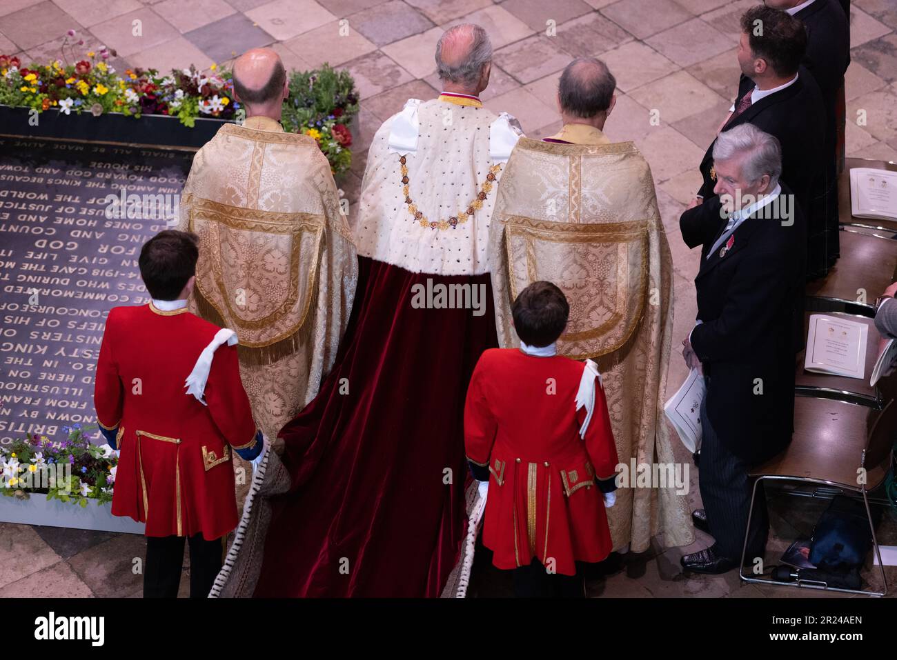 The Coronation of The King and Queen Consort inside Westminster Abbey ...