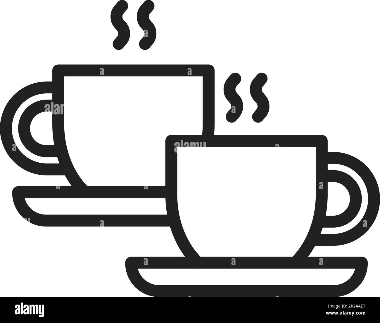 Coffee Cups icon vector image Stock Vector Image & Art - Alamy