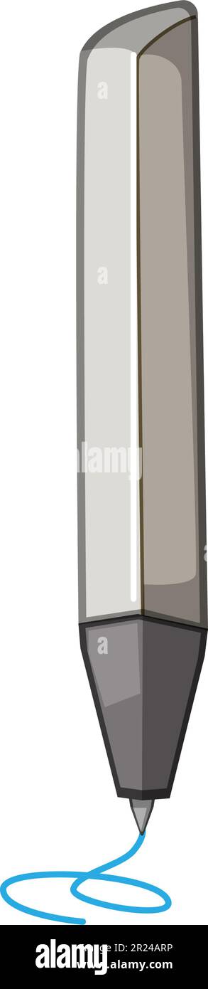 office 3d pen cartoon vector illustration Stock Vector Image & Art - Alamy