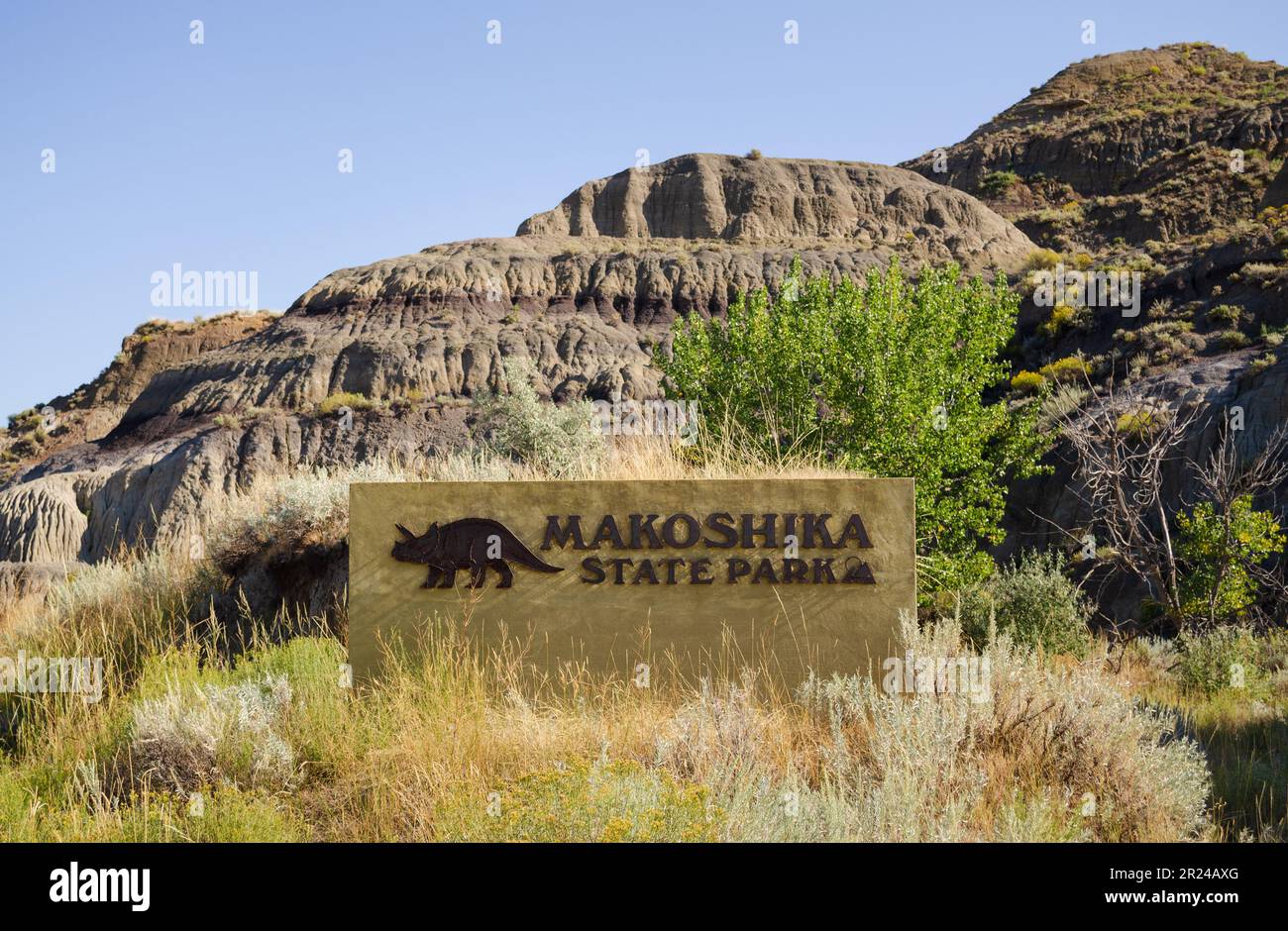 Makoshika State Park, Montana's Largest State Park Stock Photo - Alamy