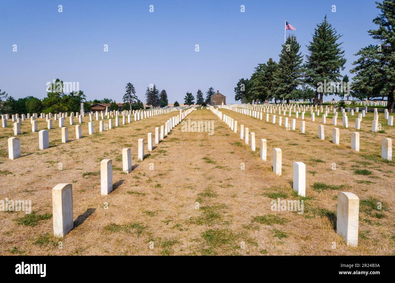 Little Bighorn Battlefield National Monument in Montana Stock Photo - Alamy