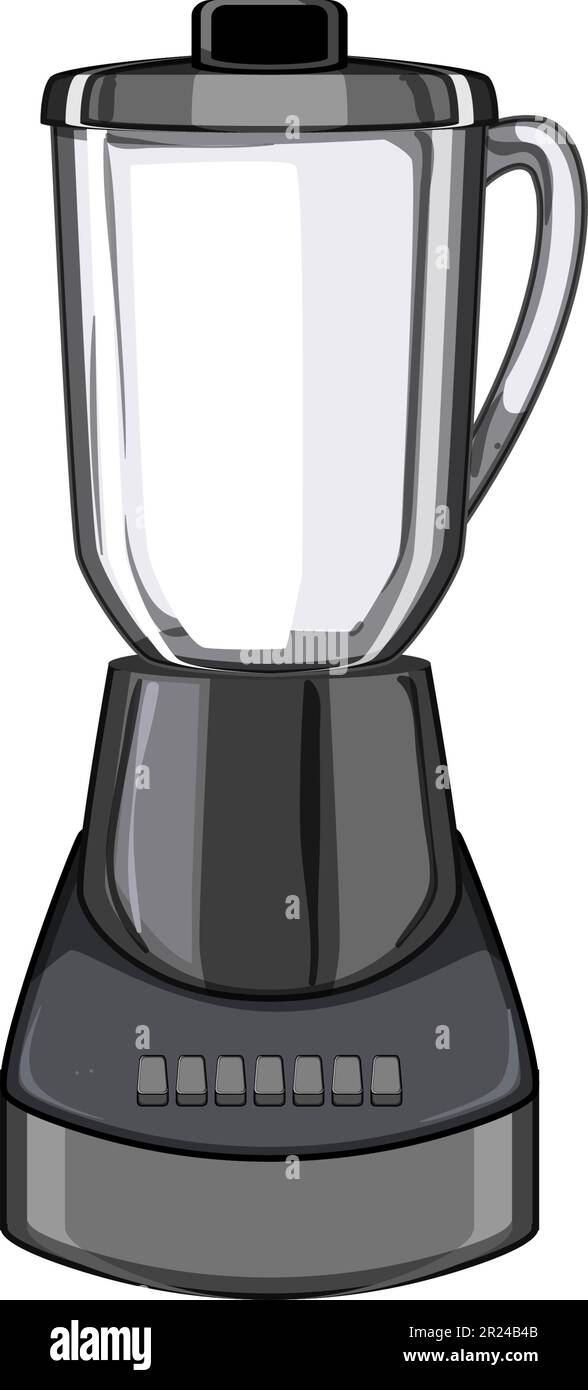 food blender kitchen cartoon vector illustration Stock Vector Image ...