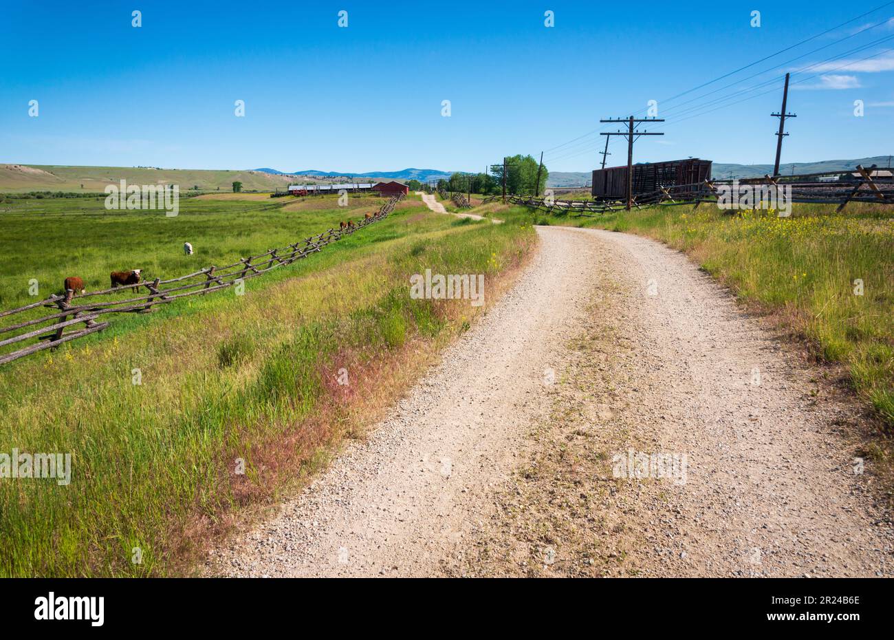 Grant-Kohrs Ranch National Historic Site in Montana Stock Photo - Alamy
