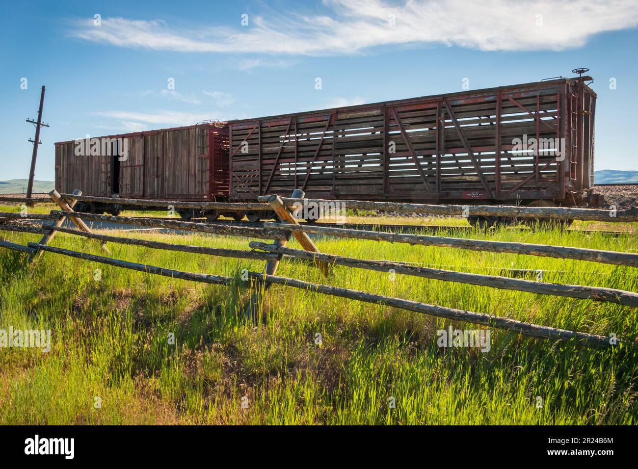 Grant-Kohrs Ranch National Historic Site in Montana Stock Photo - Alamy