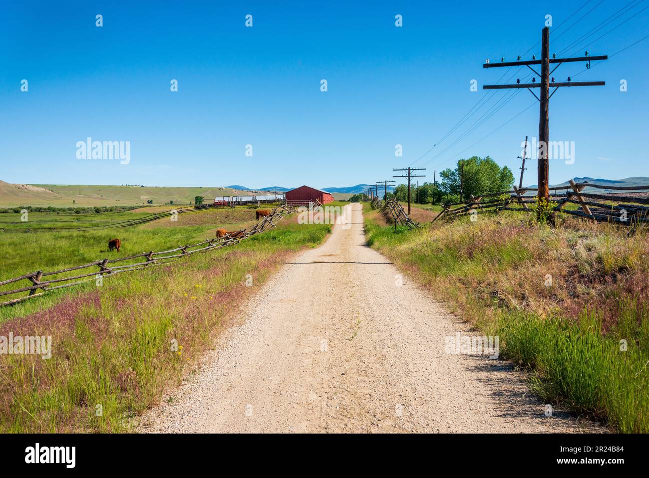 Grant-Kohrs Ranch National Historic Site in Montana Stock Photo - Alamy