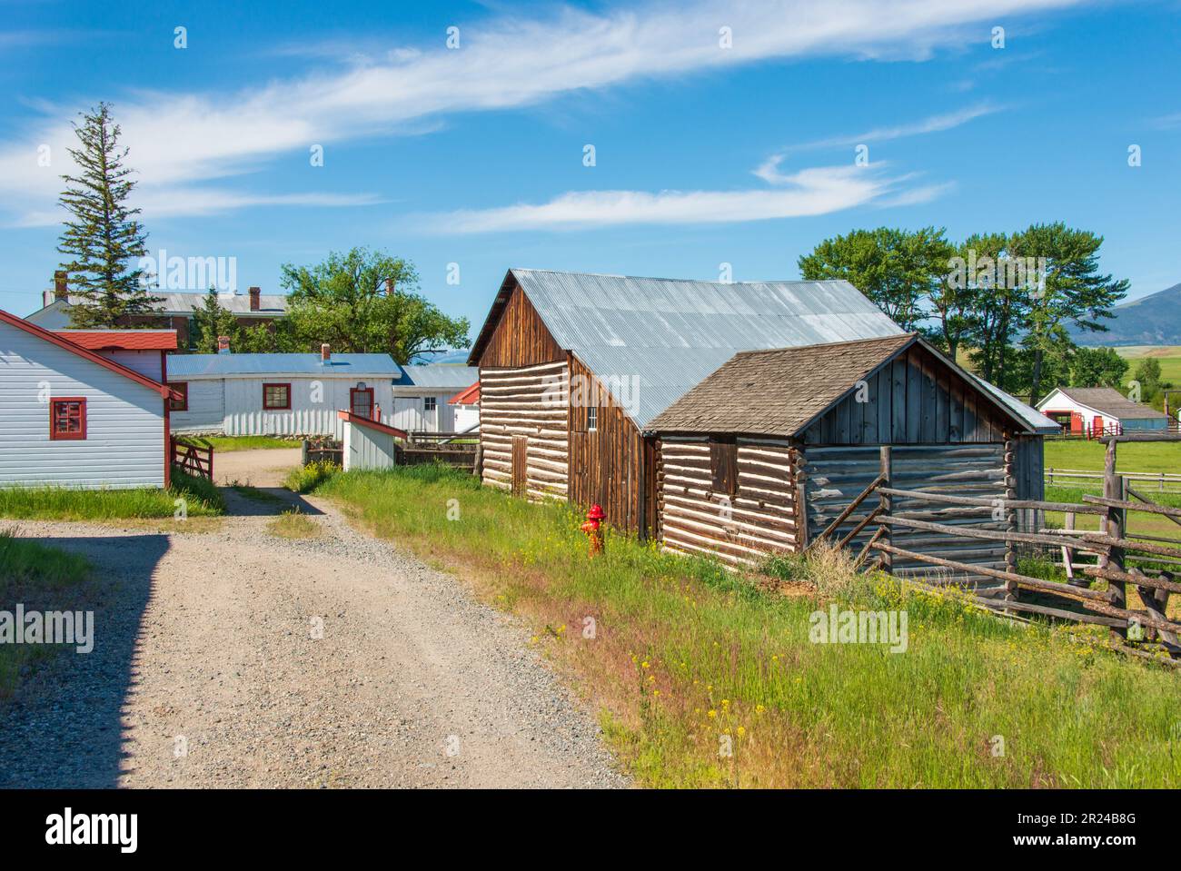 Grant-Kohrs Ranch National Historic Site in Montana Stock Photo - Alamy