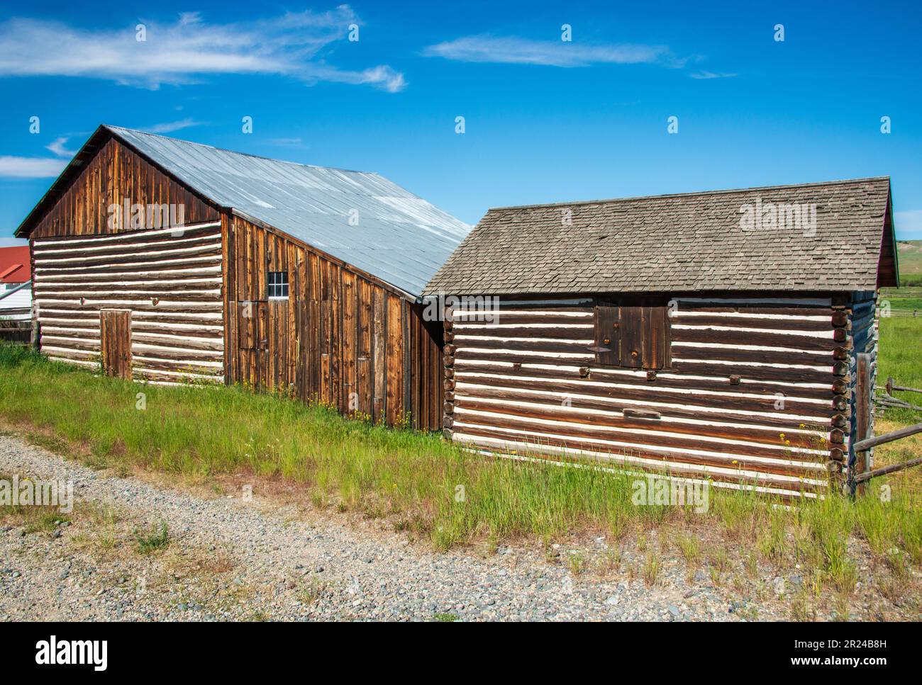 Grant-Kohrs Ranch National Historic Site in Montana Stock Photo - Alamy