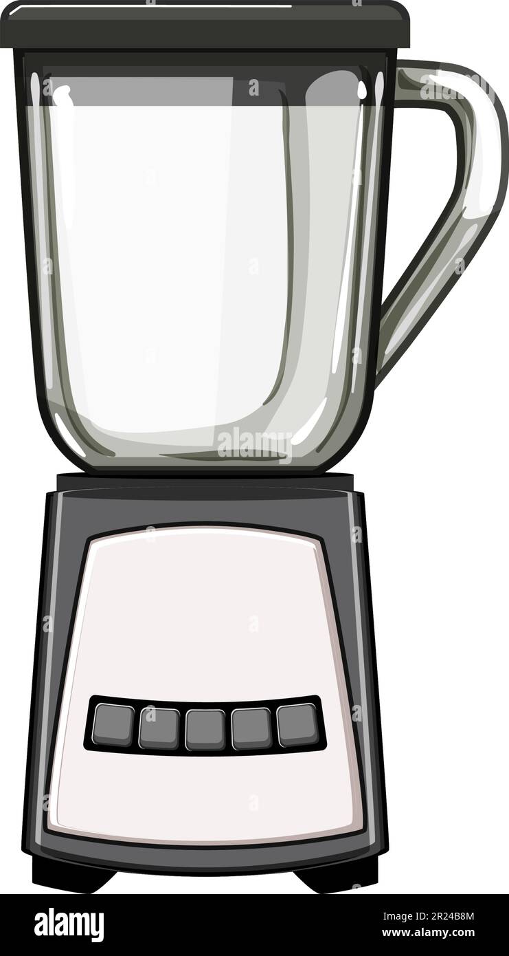 smoothie blender kitchen cartoon vector illustration Stock Vector Image ...