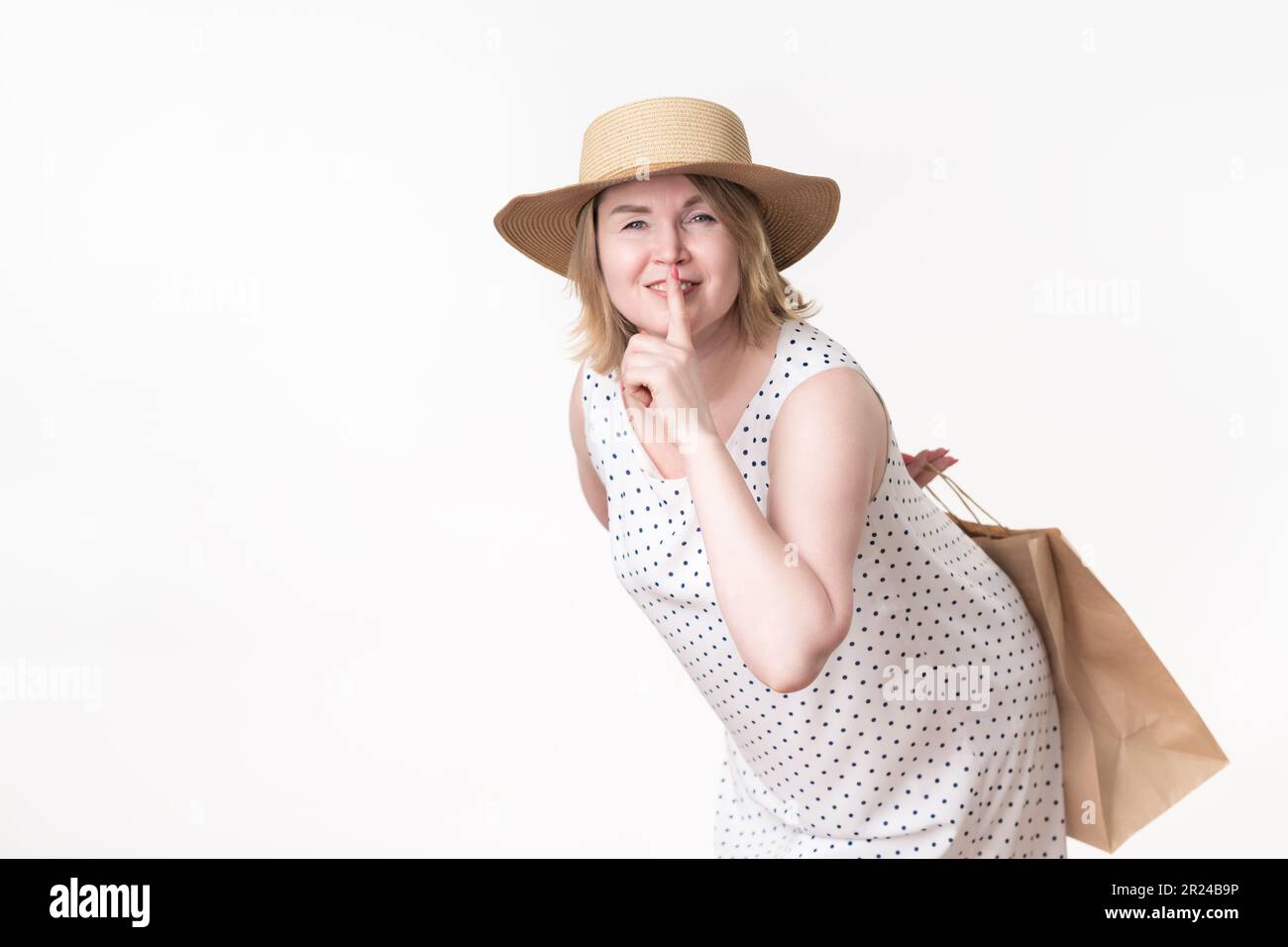 Woman 40 years old with finger hi-res stock photography and images - Alamy