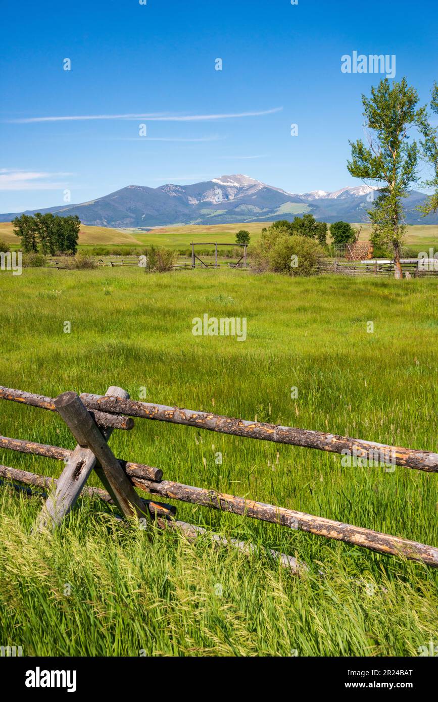 Grant-Kohrs Ranch National Historic Site in Montana Stock Photo - Alamy