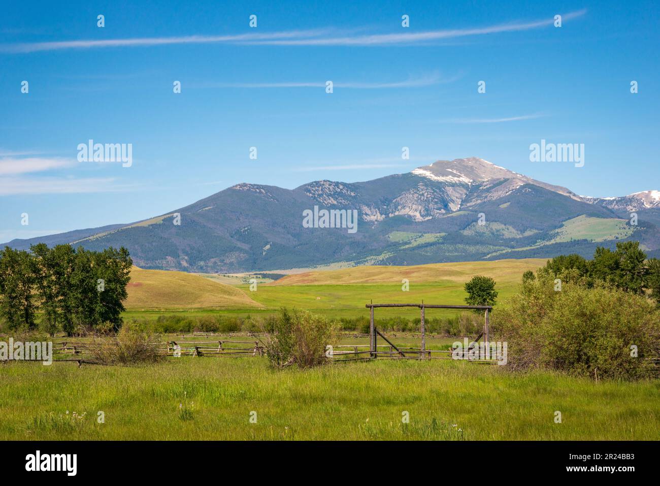 Grant-Kohrs Ranch National Historic Site in Montana Stock Photo - Alamy