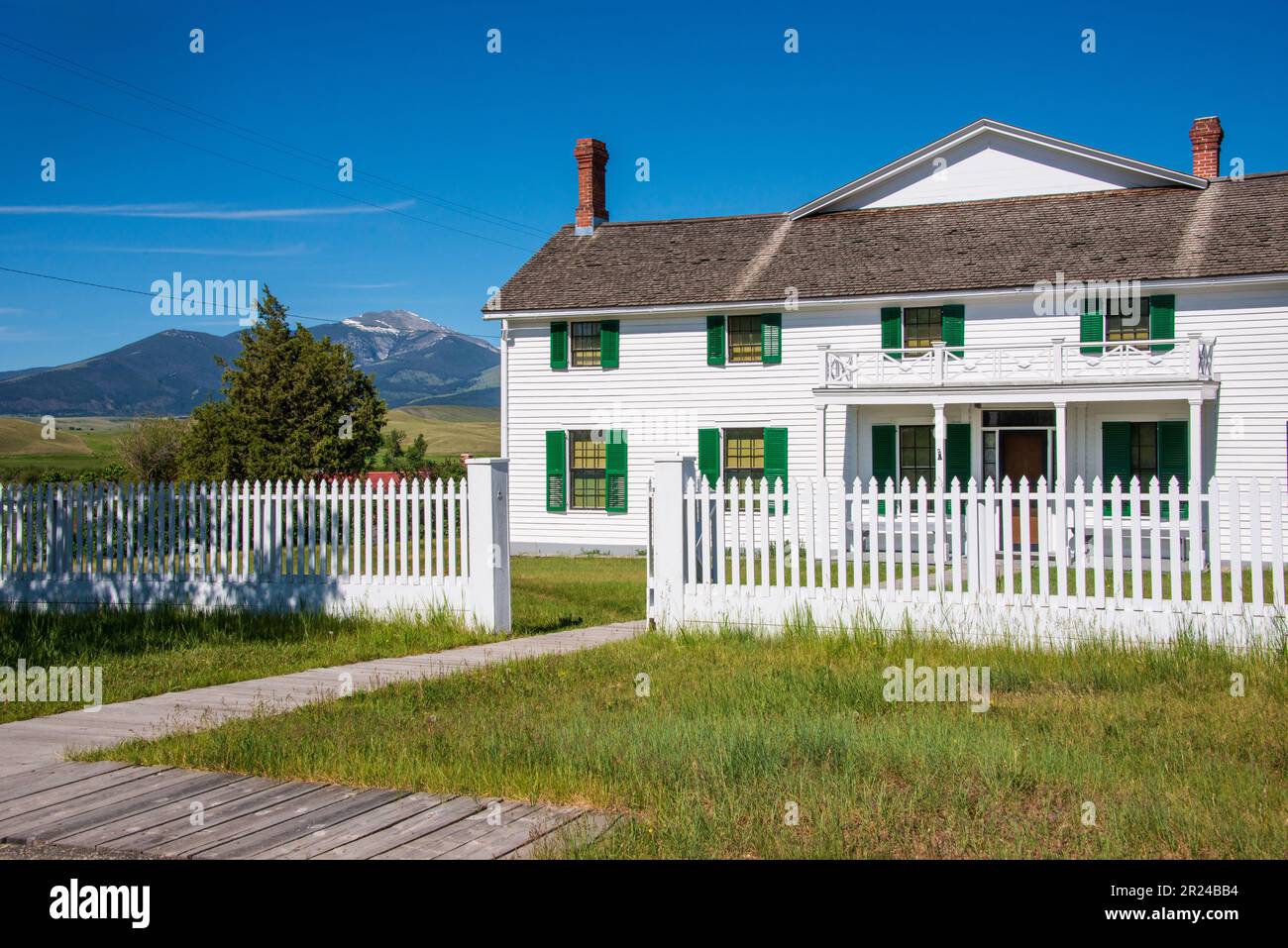 Grant-Kohrs Ranch National Historic Site in Montana Stock Photo - Alamy