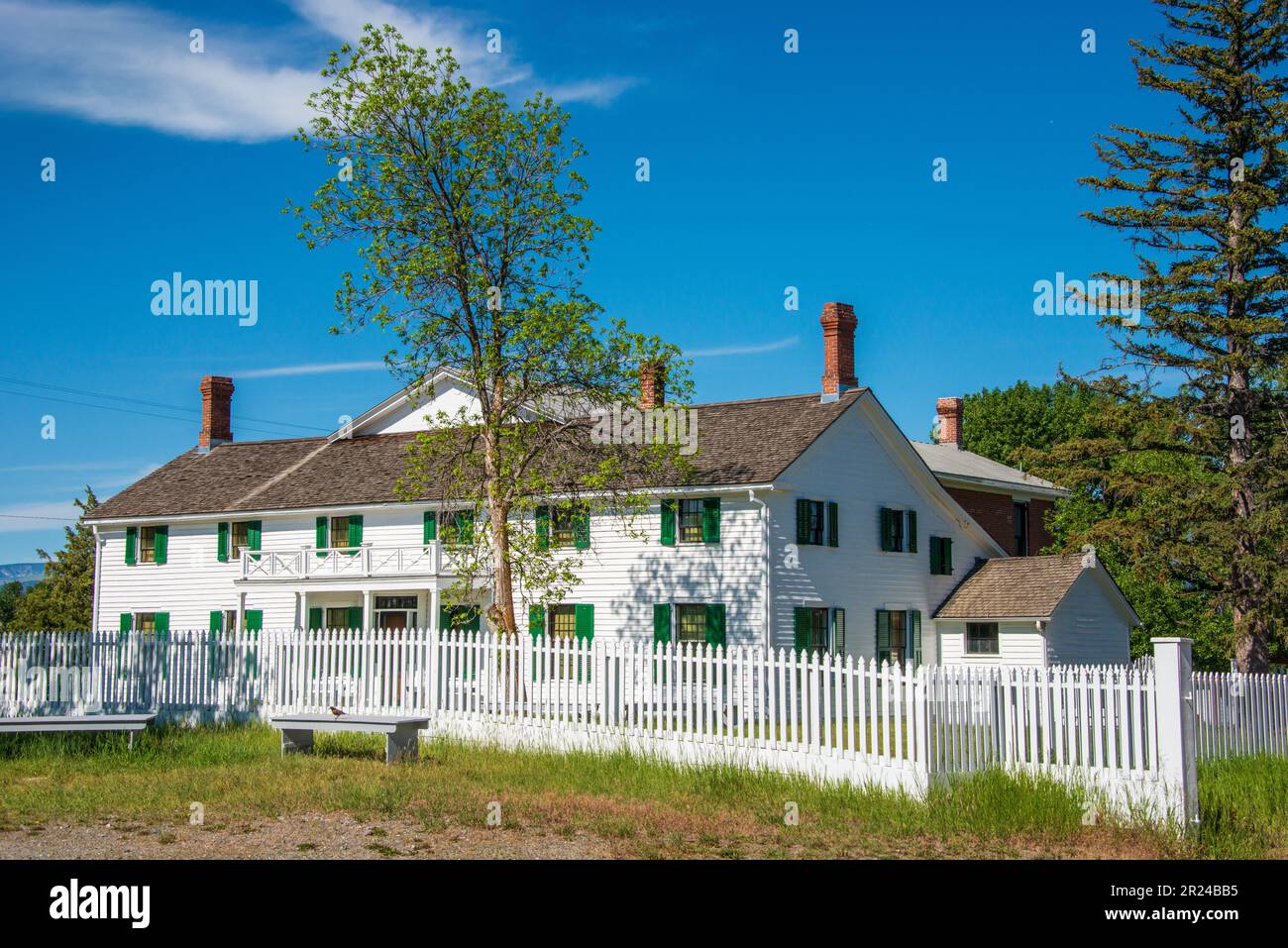 Grant-Kohrs Ranch National Historic Site in Montana Stock Photo - Alamy