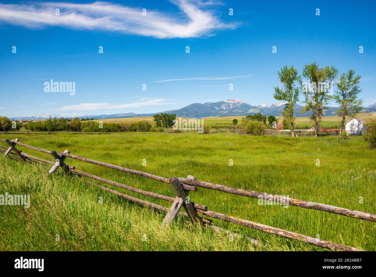 Grant-Kohrs Ranch National Historic Site in Montana Stock Photo - Alamy