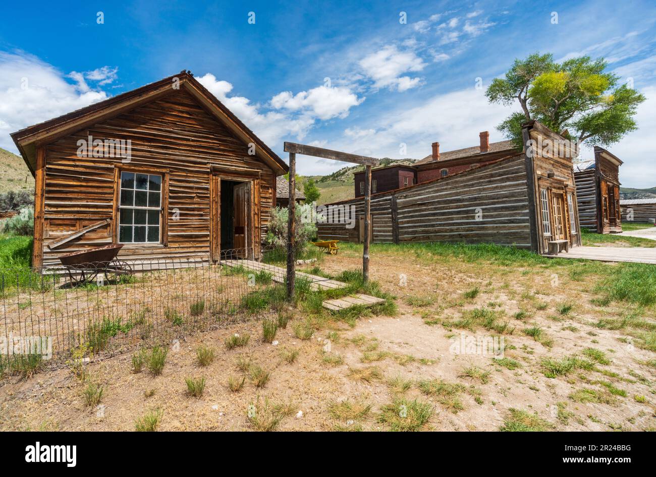 Bannack State Park ghost town in Beaverhead County, Montana Stock Photo ...