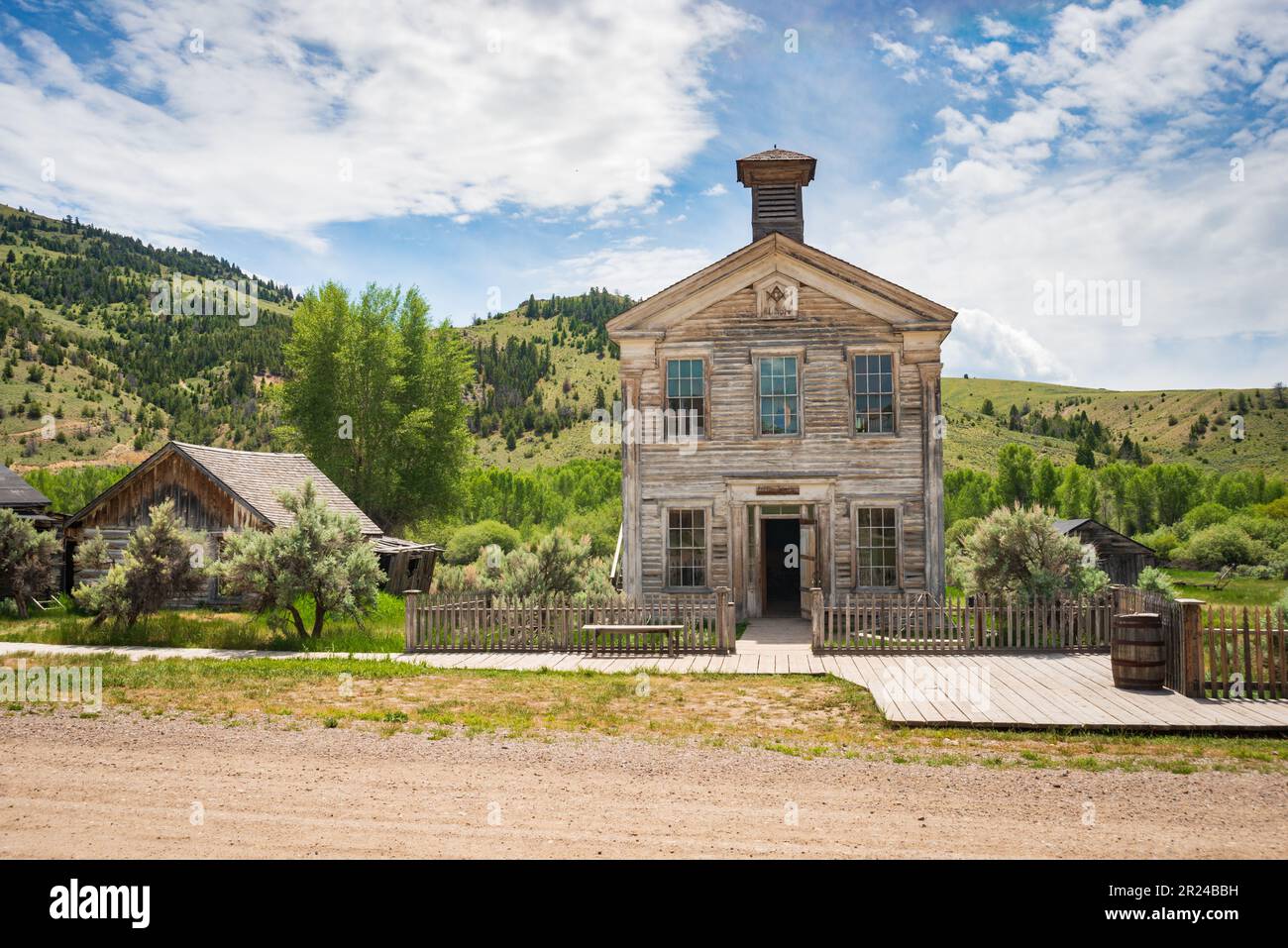 Bannack State Park ghost town in Beaverhead County, Montana Stock Photo ...
