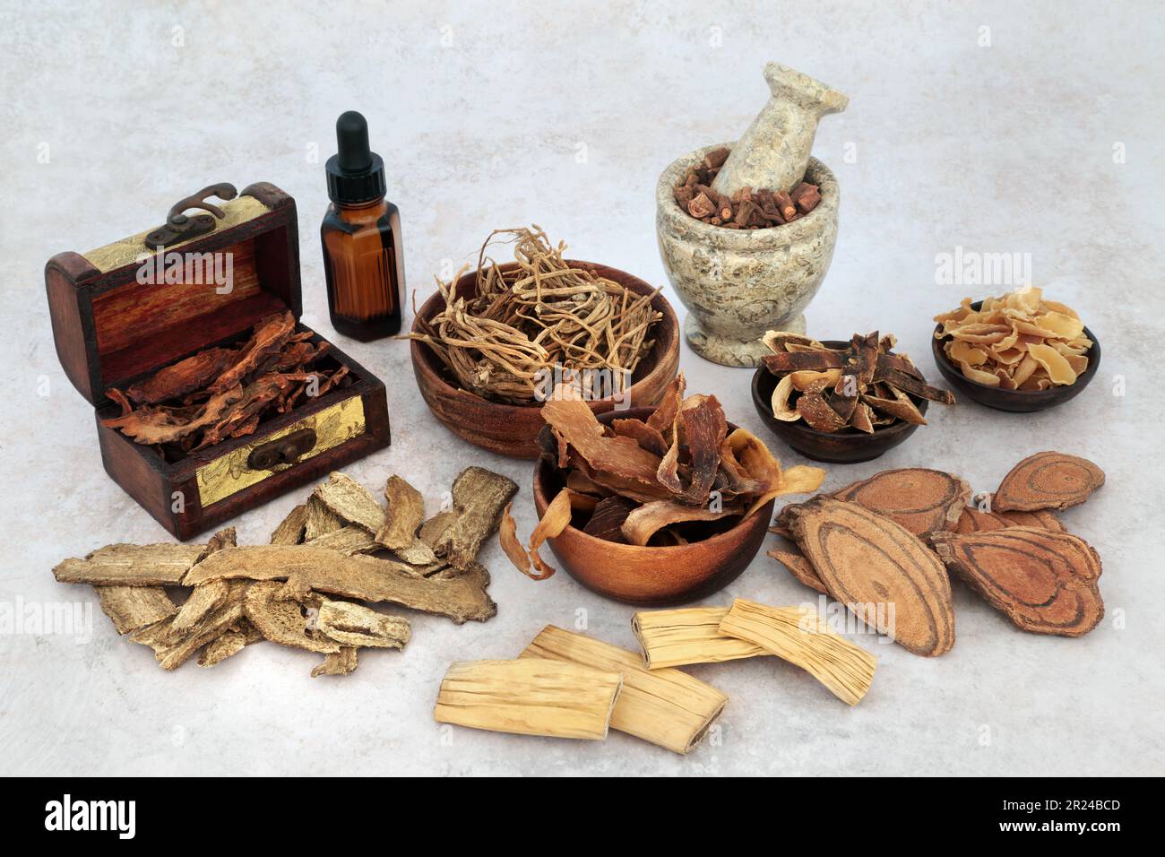 Ancient Chinese medication with plant based herbs and spice for natural ...