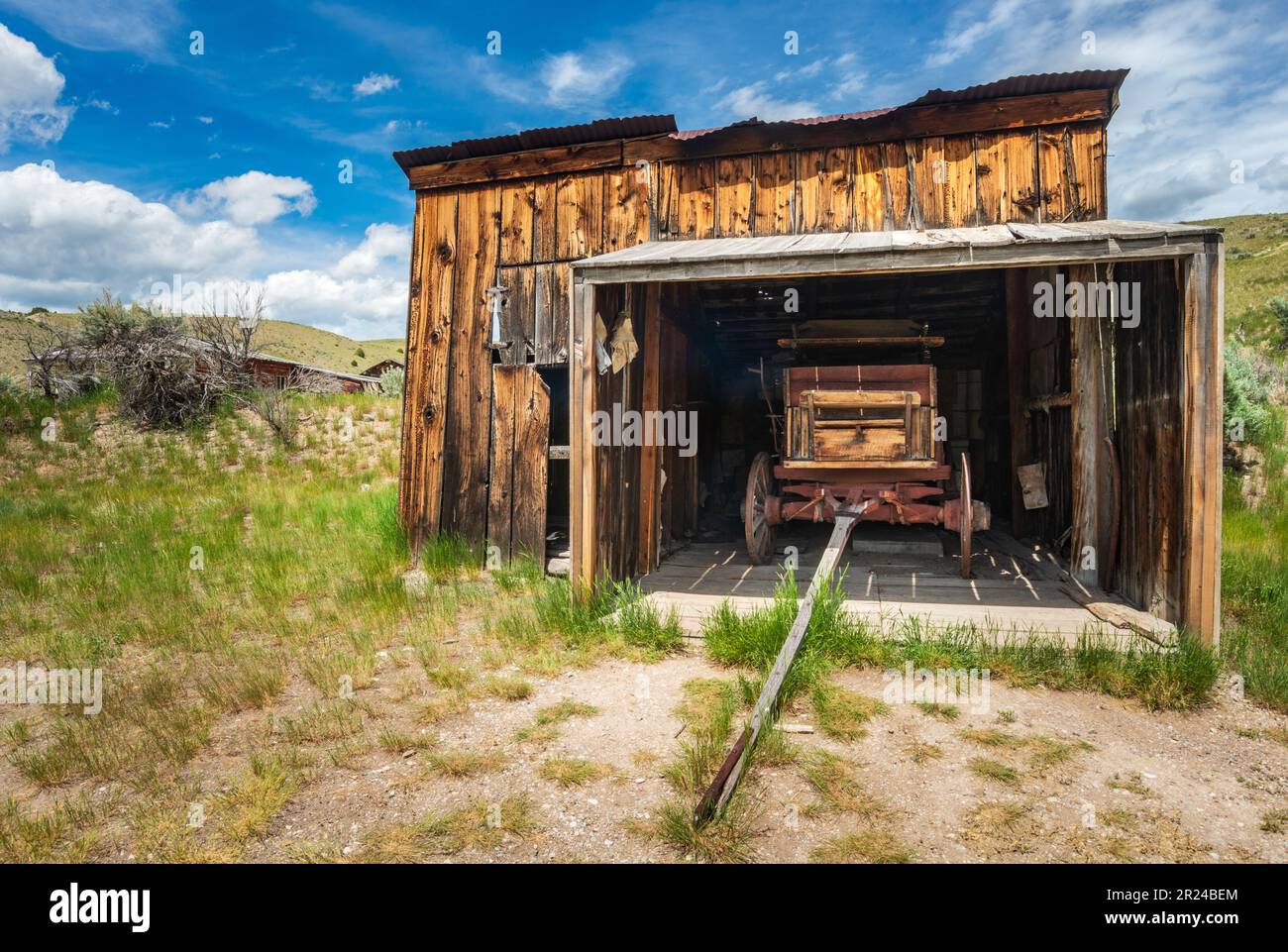 Bannack State Park ghost town in Beaverhead County, Montana Stock Photo ...