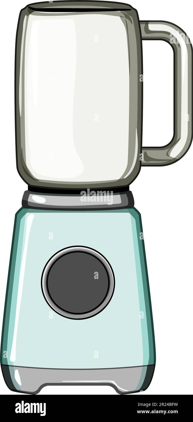 cooking blender kitchen cartoon vector illustration Stock Vector Image ...