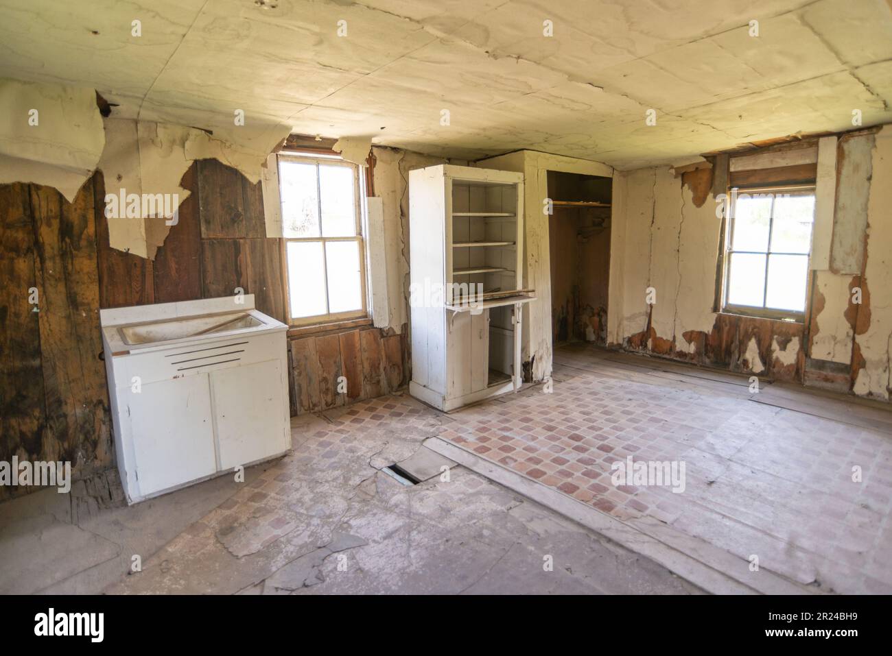 Bannack State Park ghost town in Beaverhead County, Montana Stock Photo ...