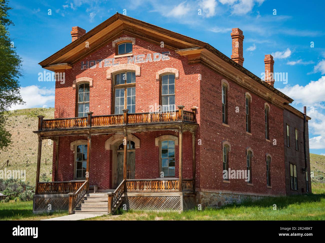Bannack State Park ghost town in Beaverhead County, Montana Stock Photo ...